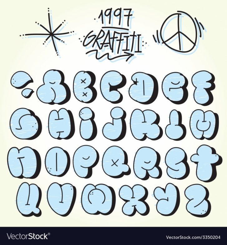 Grafitti Bubble Free Letter Templates grafitti-bubble-free-letter-templates